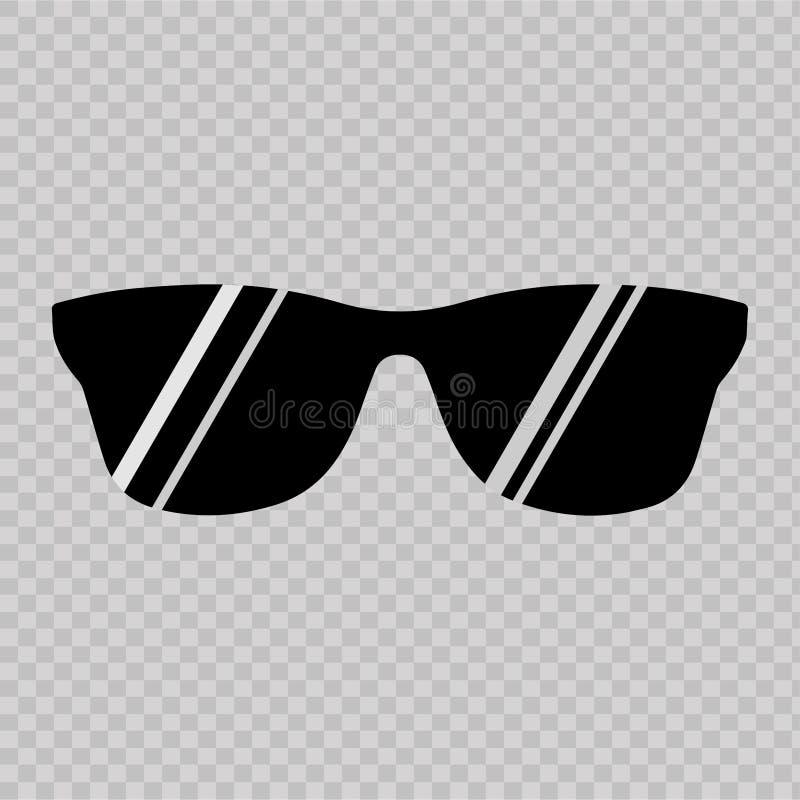 Icono De Lentes De Sol Aislado En Fondo Transparente. Vector ...