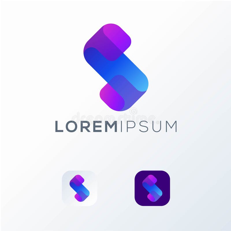 Icono De Letra S Listo Para Usar Ilustración del Vector - Ilustración ...