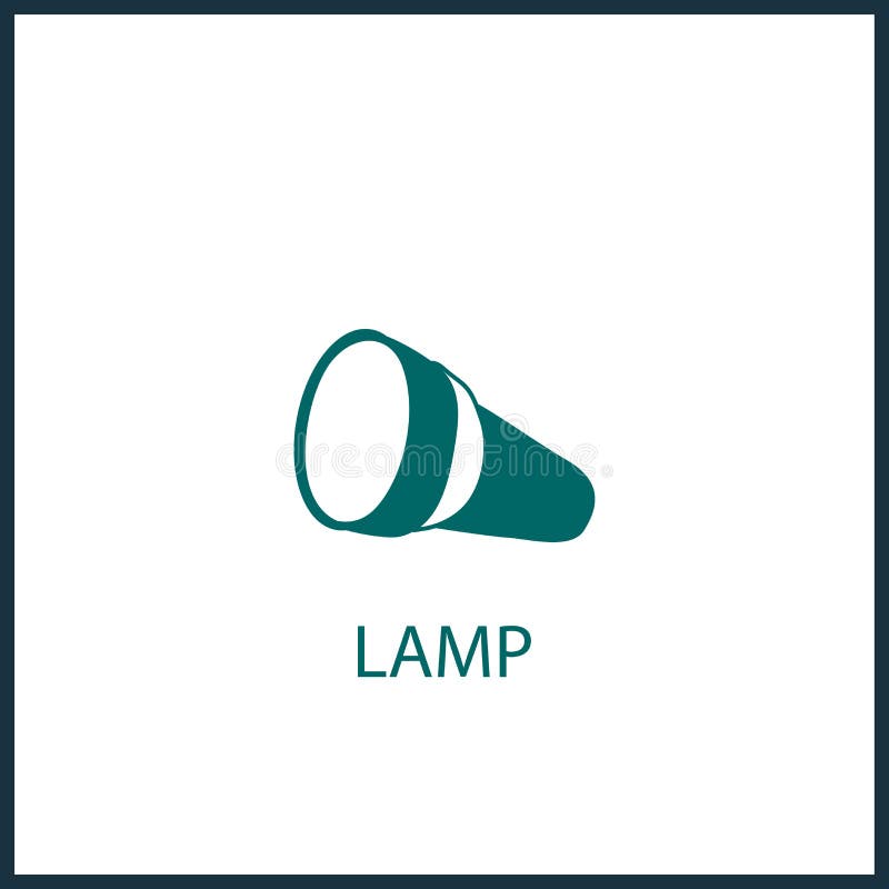 Icono De Linterna Simple. Linterna Aislado Vector Icono Ilustración del ...