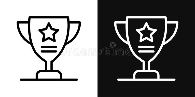 Icono de logro ilustración del vector. Ilustración de negro - 338040706