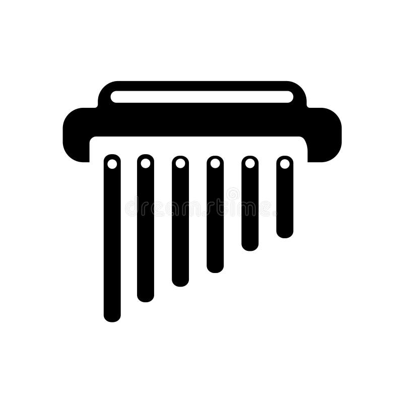 Icono de los carillones ilustración del vector. Ilustración de metal ...