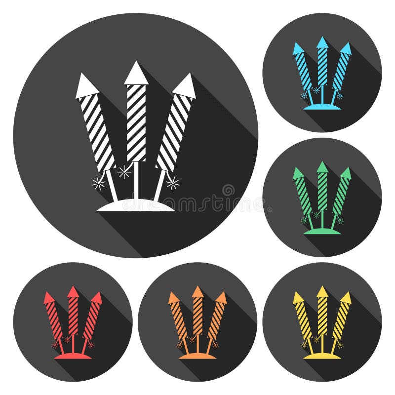 Icono De Los Cohetes De Los Fuegos Artificiales Ilustración del Vector ... Icono De Los Cohetes De Los Fuegos Artificiales Ilustración del Vector ...