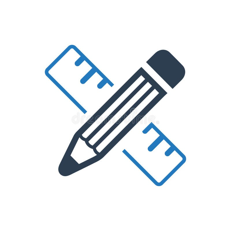 Icono De Los Materiales De Oficina Ilustración del Vector - Ilustración ...