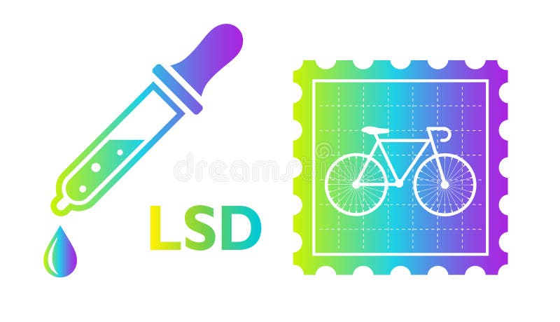 Icono de lsd ilustración del vector. Ilustración de marca - 179623970