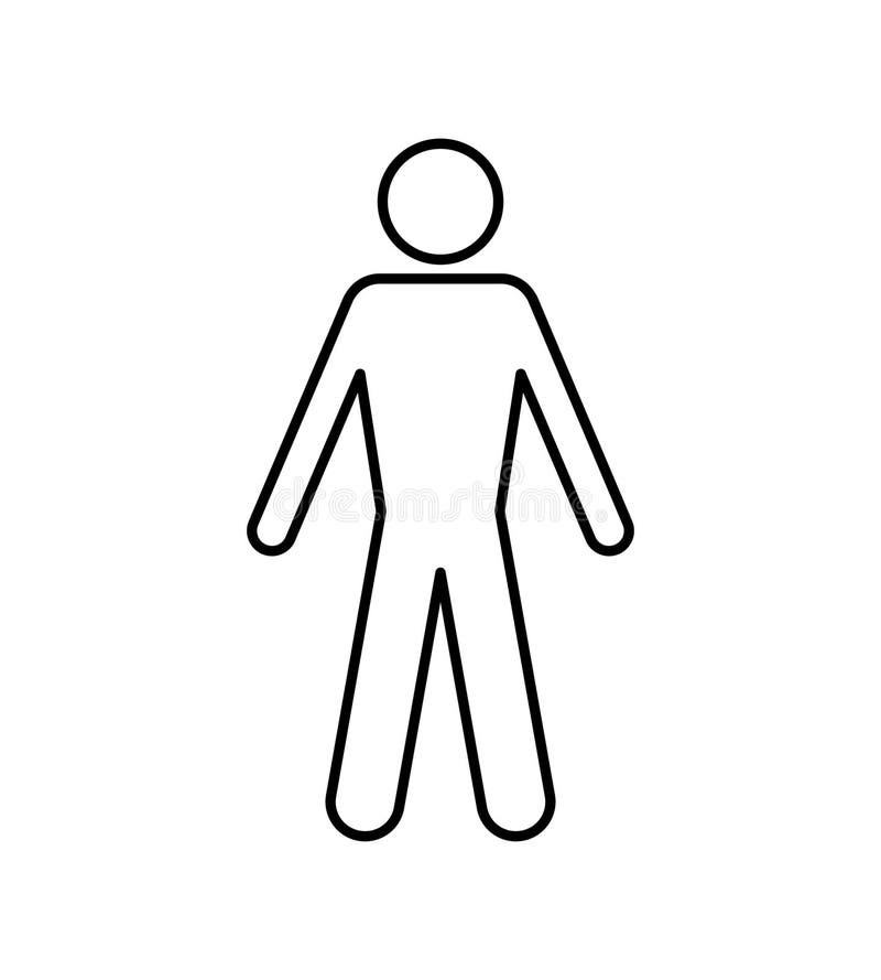 Icono de man ilustración del vector. Ilustración de silueta - 304836121