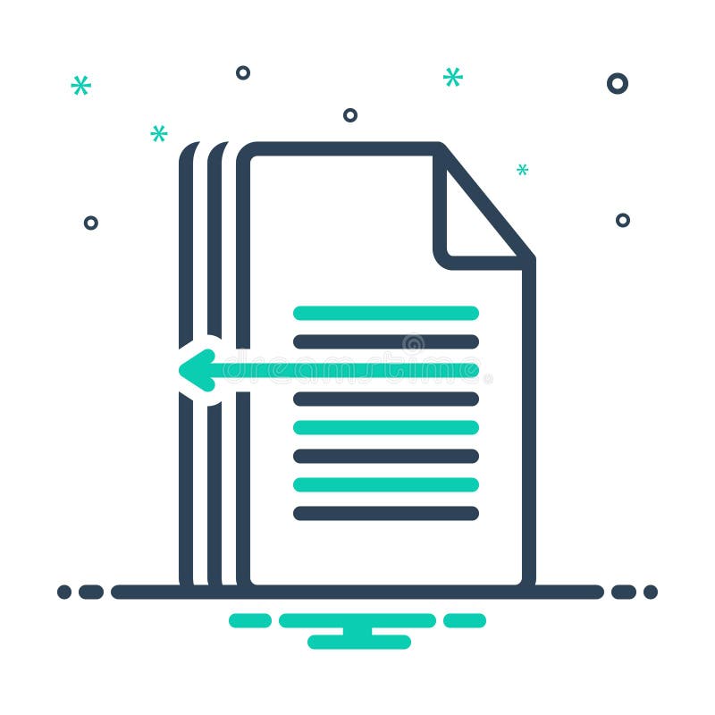 Icono De Mezcla Para Anterior Y Anterior Ilustración del Vector ...