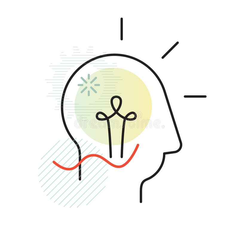 Icono De Momento Eureka Idea Brillante Stock de ilustración ...
