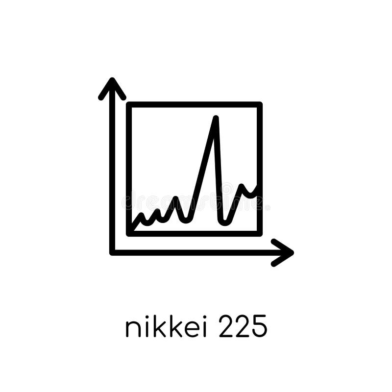 Icono de Nikkei 225 imagen editorial. Ilustración de nikkei - 130937795