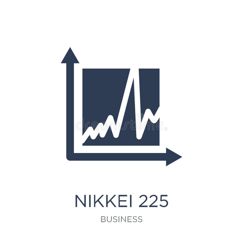 Icono De Nikkei 225 Icono Plano De Moda De Nikkei 225 Del Vector En El ...