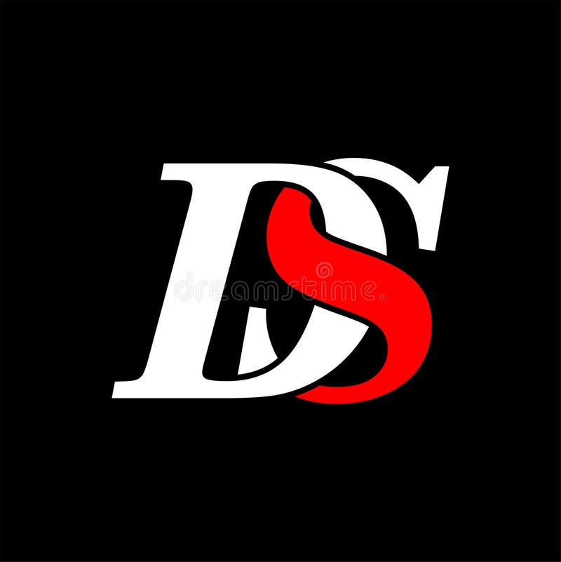 Icono De Nombre De Marca De Ds. Monograma De Letras De Ds Ilustración del Vector - Ilustración ...