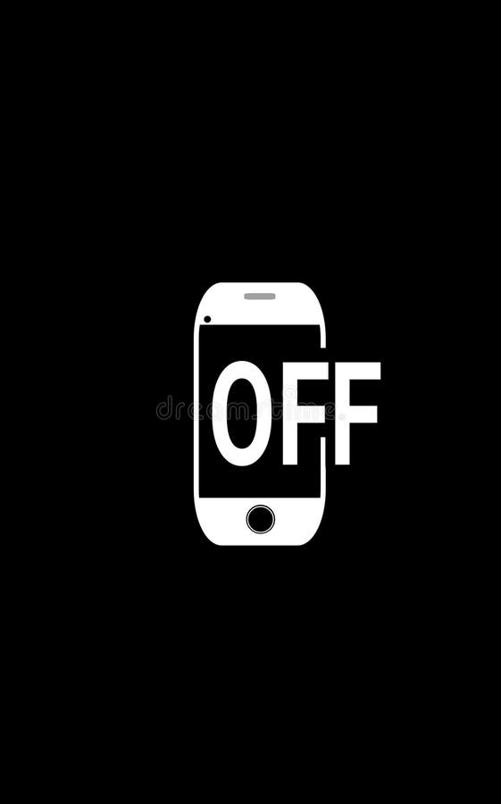 Icono de off phone simple stock de ilustración. Ilustración de ...