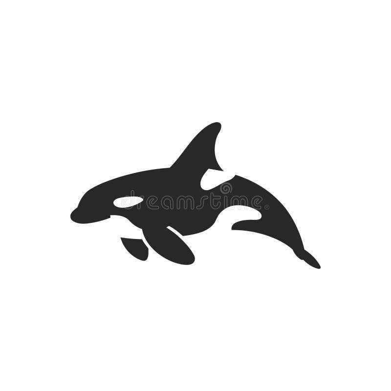 Icono de Orca ilustración del vector. Ilustración de vector - 361759967