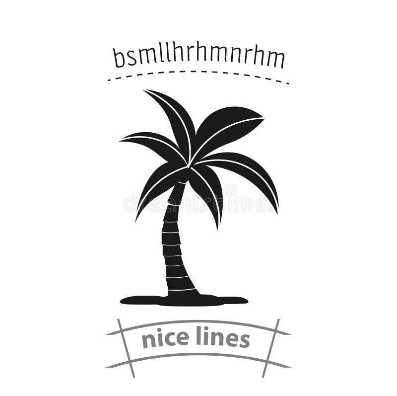 Icono De Palm Simple. Icono Aislado De Palma Ilustración del Vector ...