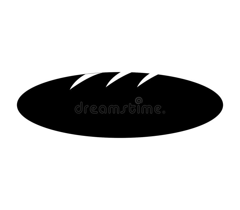 Icono De Pan Ilustrado En Vector Sobre Fondo Blanco Stock de ...