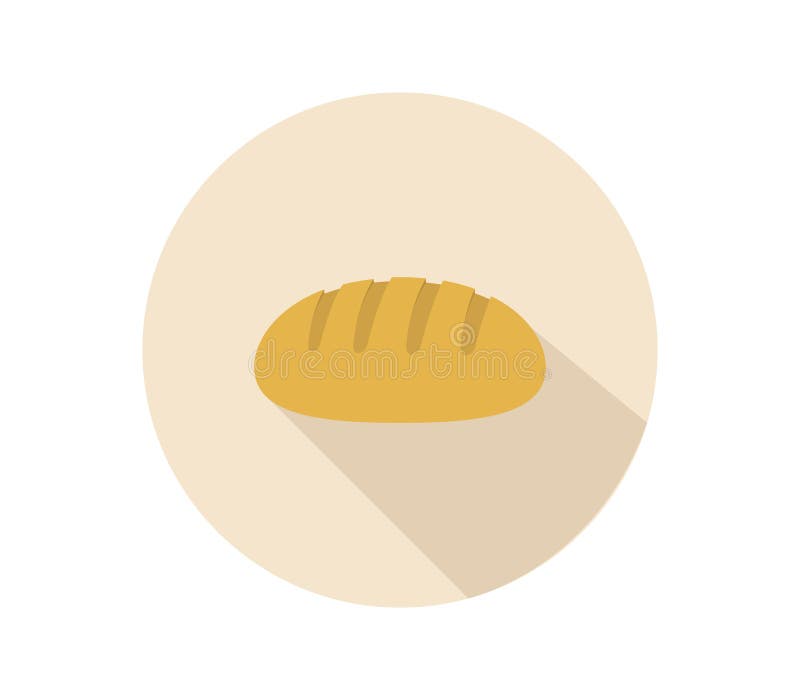 Icono De Pan Ilustrado En Vector Sobre Fondo Blanco Stock de ...