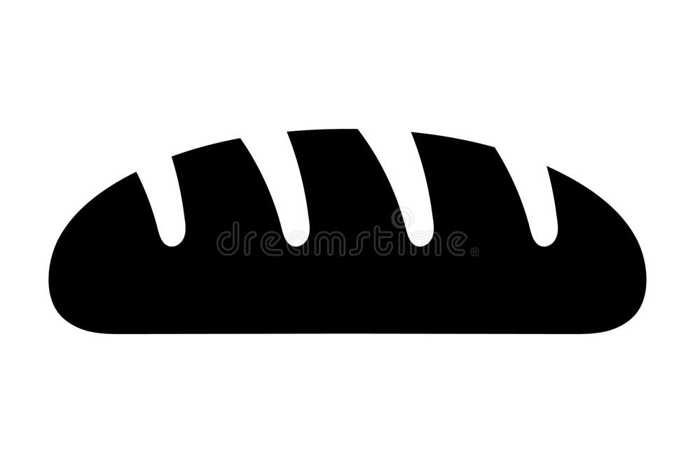 Icono De Pan Icono De Pan Icono De Pan Icono Plano. Ilustración del ...