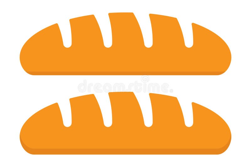 Icono De Pan Icono De Pan Icono De Pan Icono Plano. Ilustración del ...