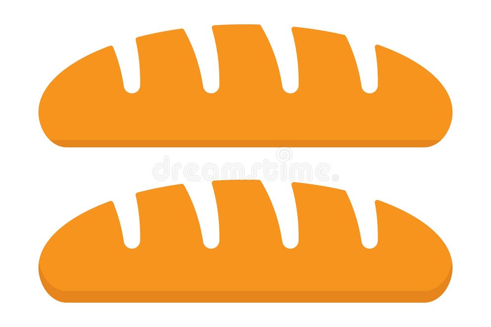 Icono De Pan Icono De Pan Icono De Pan Icono Plano. Ilustración del ...