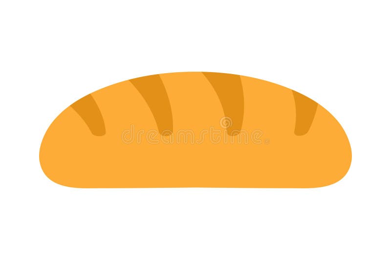 Icono De Pan Icono De Pan Icono De Pan Icono Plano. Ilustración del ...
