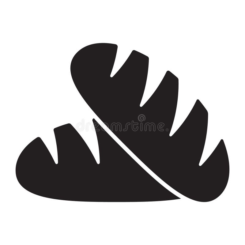 Icono De Pan Icono De Pan Icono De Pan Icono Plano. Ilustración del ...