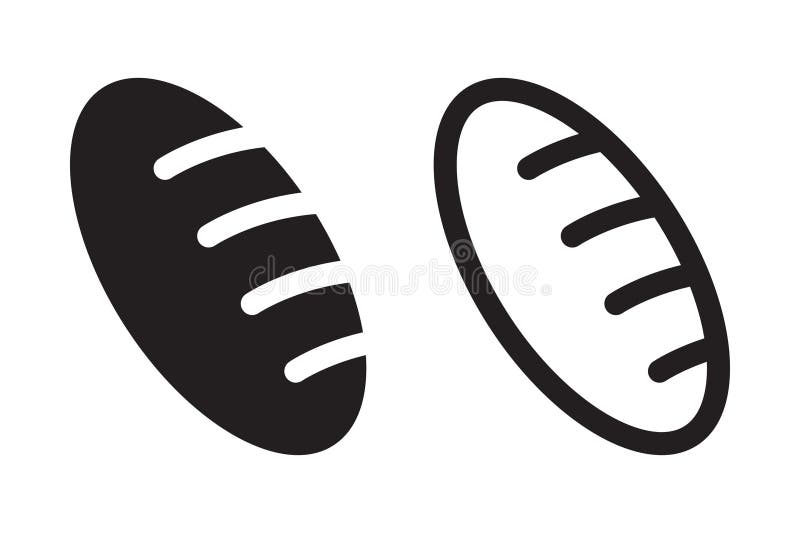 Icono de pan. ilustración del vector. Ilustración de desayuno - 323573961