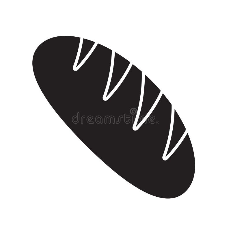 Icono de pan. ilustración del vector. Ilustración de comida - 323929904