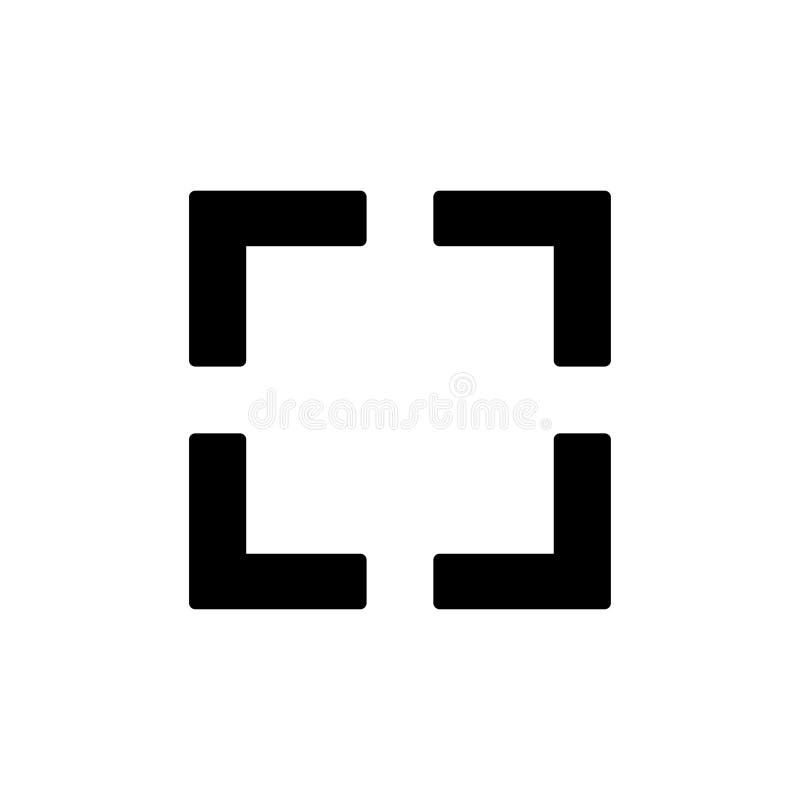 Icono De Pantalla Completa . Icono De Expandir Pantalla Completa ...