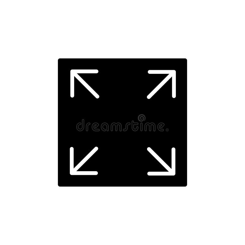 Icono De Pantalla Completa . Icono De Expandir Pantalla Completa ...