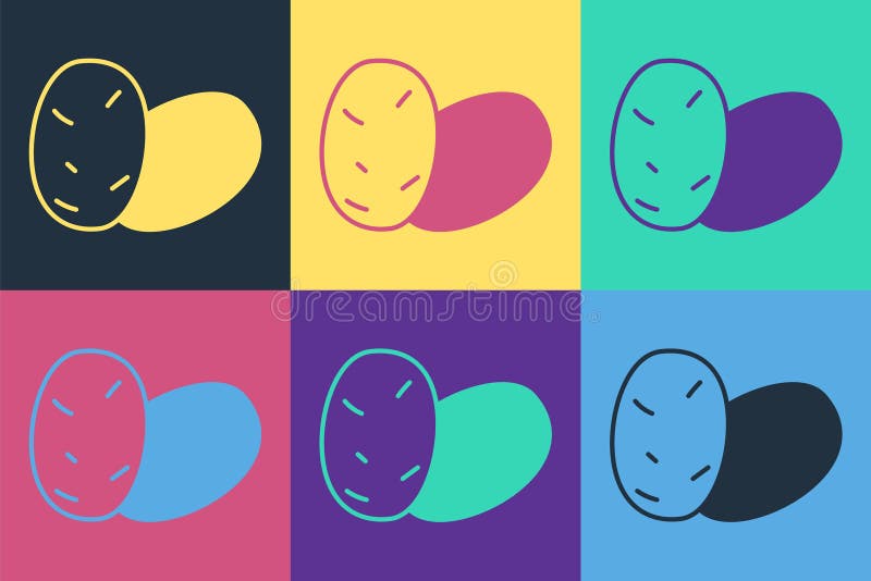 Icono De Papa De Arte Pop Fondo De Arte Pop Aislado. Vector Ilustración ...