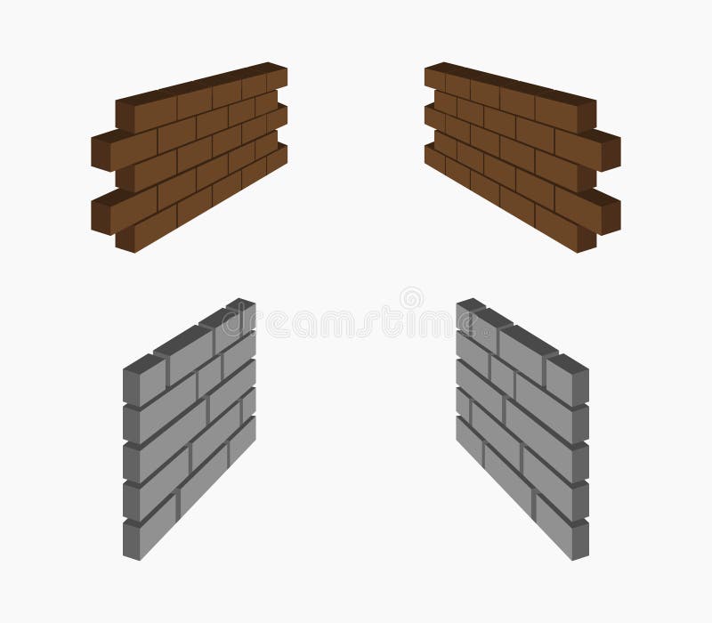 Icono De Pared Ilustrado En Vector Sobre Fondo Blanco Stock de ...