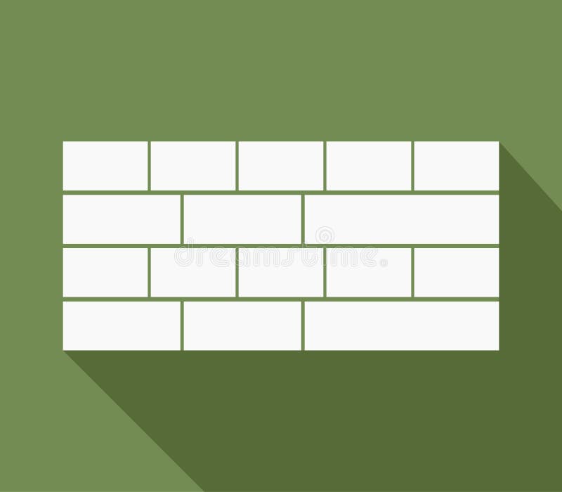 Icono De Pared Ilustrado En Vector Sobre Fondo Blanco Stock de ...