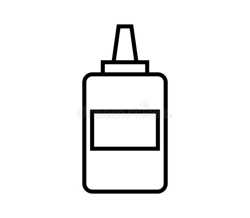 Icono De Pegado Ilustrado En Vector Sobre Fondo Blanco Stock de ...