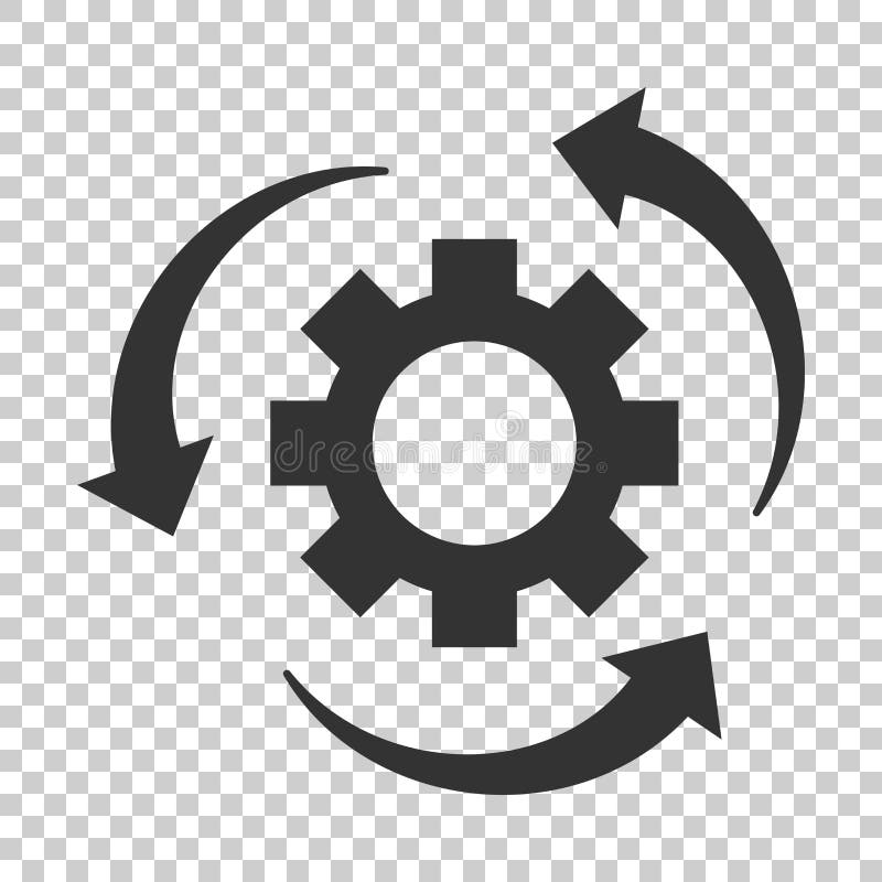 Icono De Proceso Del Flujo De Trabajo En Estilo Plano Rueda Del Diente ... Icono De Proceso Del Flujo De Trabajo En Estilo Plano Rueda Del Diente ...