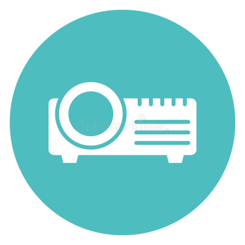 Icono De Proyector Aislado Totalmente Editable Ilustración del Vector ...