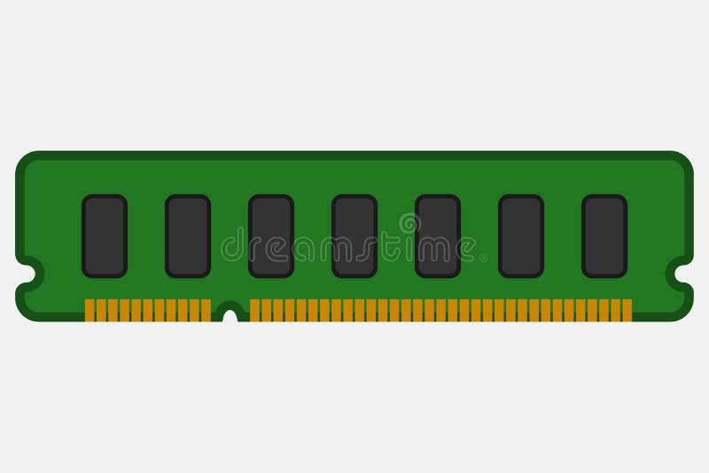 Icono de ram stock de ilustración. Ilustración de detalle - 261245864