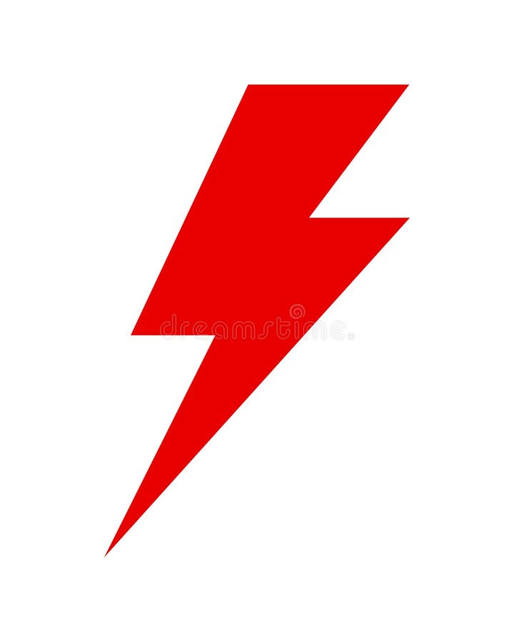 Icono de rayo de flecha ilustración del vector. Ilustración de destello ...