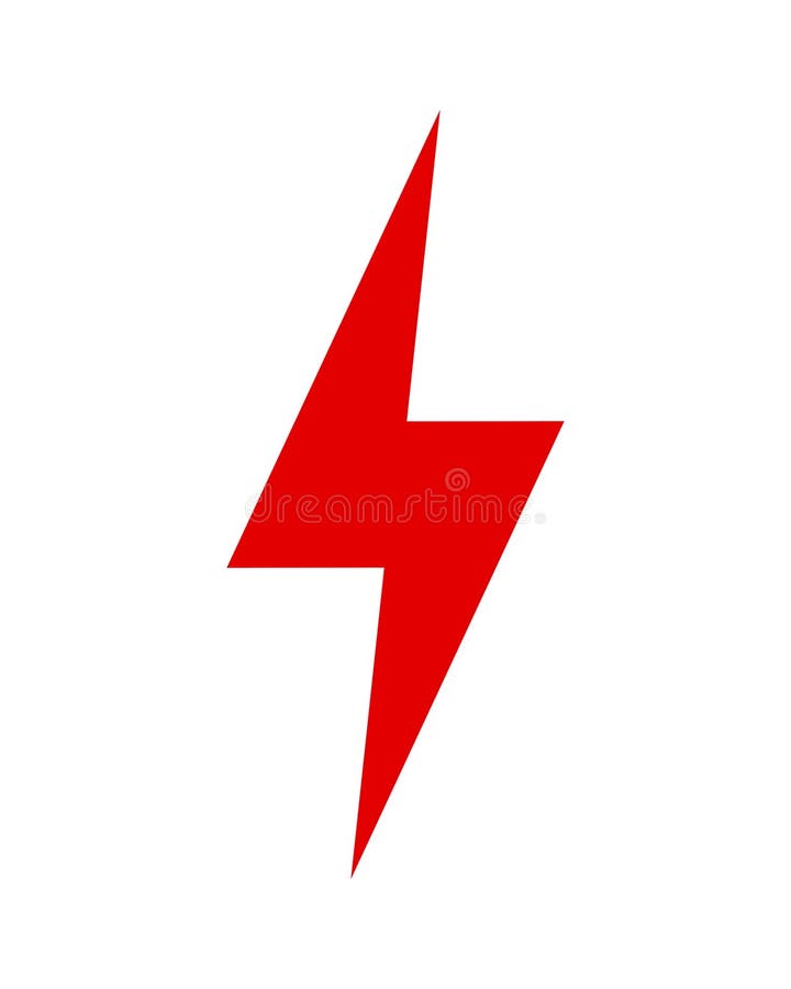 Icono de rayo de flecha ilustración del vector. Ilustración de aislado ...