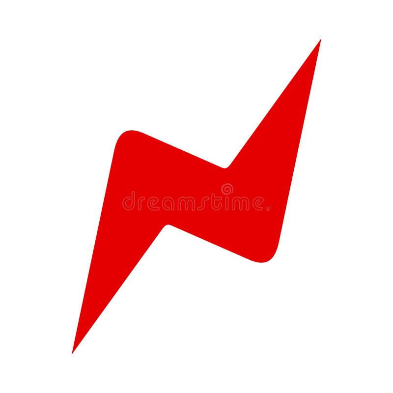 Icono de rayo de flecha ilustración del vector. Ilustración de ...