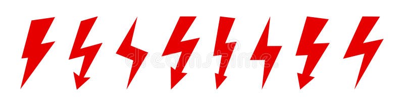 Icono de rayo de flecha ilustración del vector. Ilustración de flecha ...