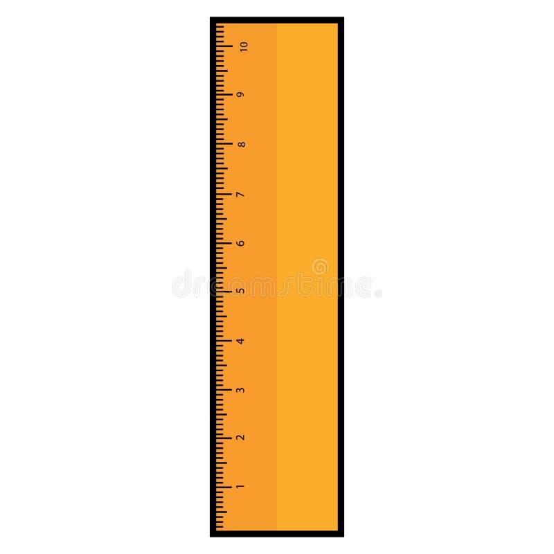 Icono de regla aislada ilustración del vector. Ilustración de equipo ...