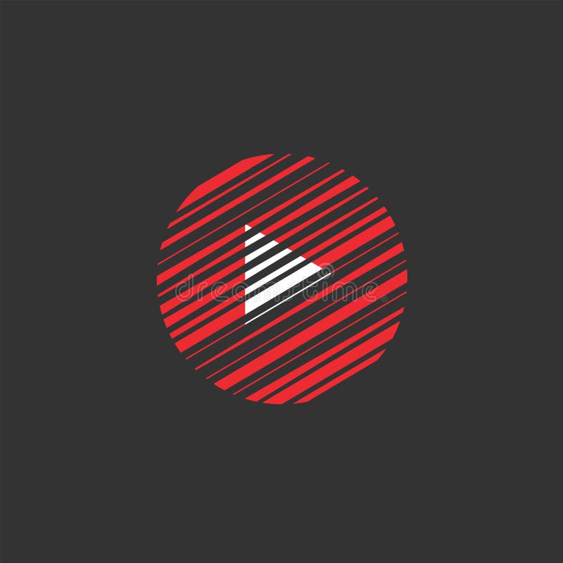 Icono de Reproducir vector stock de ilustración. Ilustración de rojo ...