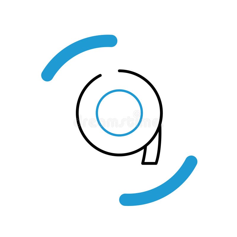 Icono De Rollo De Cinta Adhesiva. Vector Ilustración del Vector ...