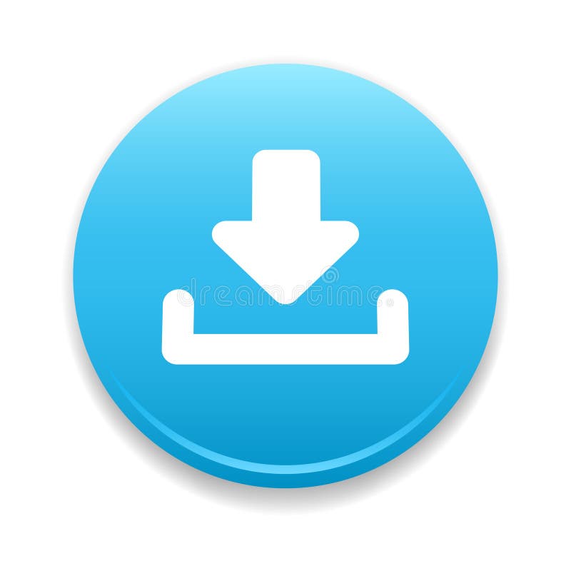 Icono de ronda de descarga ilustración del vector. Ilustración de ...