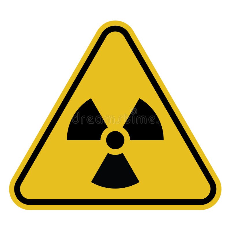 Icono De Símbolo De Radioactividad Stock de ilustración - Ilustración ...
