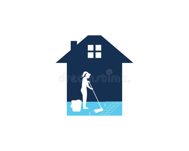 Icono De Servicio De Limpieza E Ilustración Del Vector De Símbolos ...