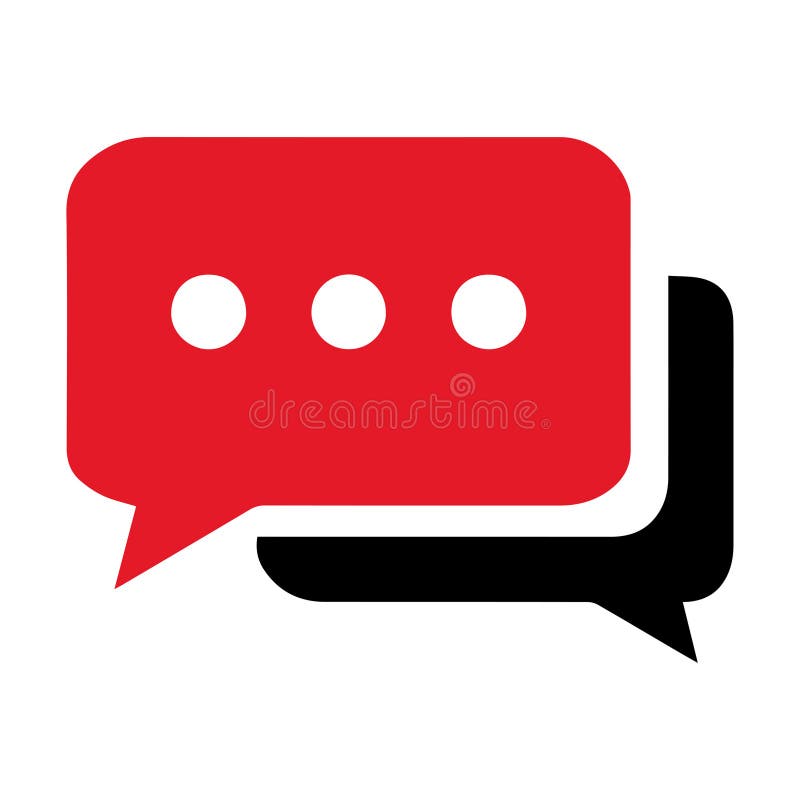 Icono De Servicio De Streaming De Chat De Color Aislado Vectorial ...