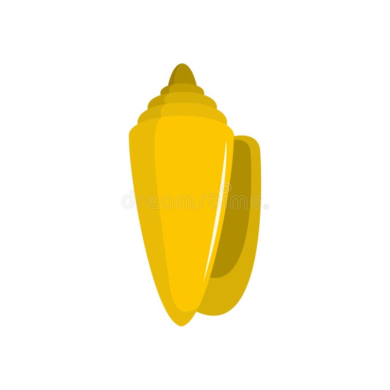 Icono De Shell, Estilo Plano Ilustración del Vector - Ilustración de ...