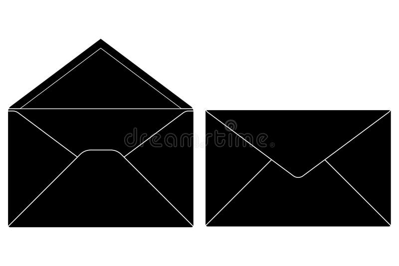 Icono de sobre ilustración del vector. Ilustración de aislado - 173692829