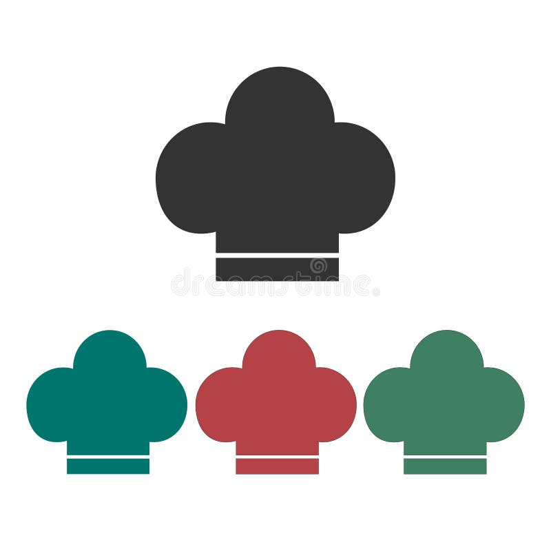Icono De Sombrero De Chef. Vector Aislado En Fondo Blanco Ilustración ...