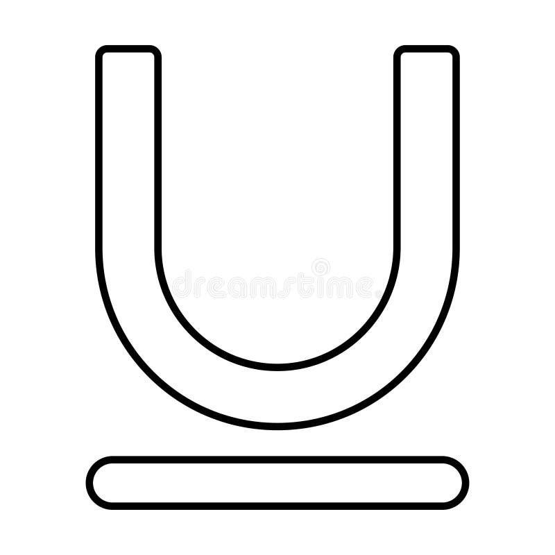 Icono De Subrayado De Texto Ilustración del Vector - Ilustración de ...